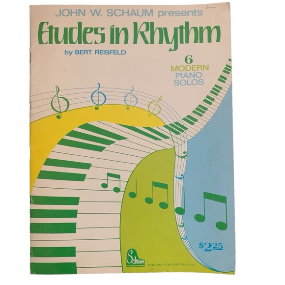 Other | Etudes In Rhythm Sheet Music Book By Bert Reisfeld 6 Modern ...